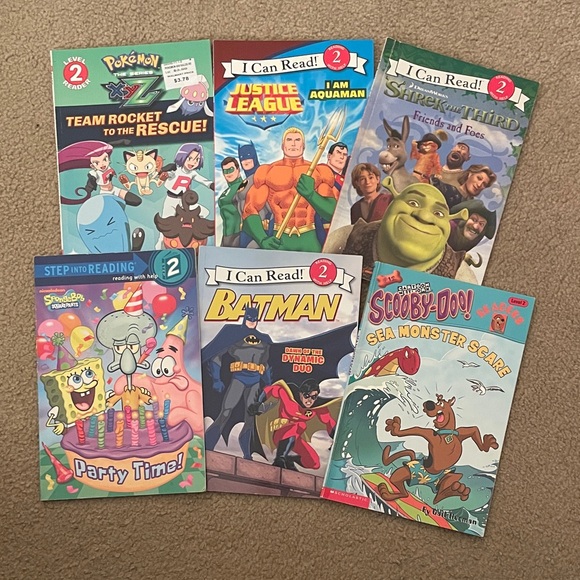 Assortment | Other | Level 2 Reading Books Set Of Six | Poshmark